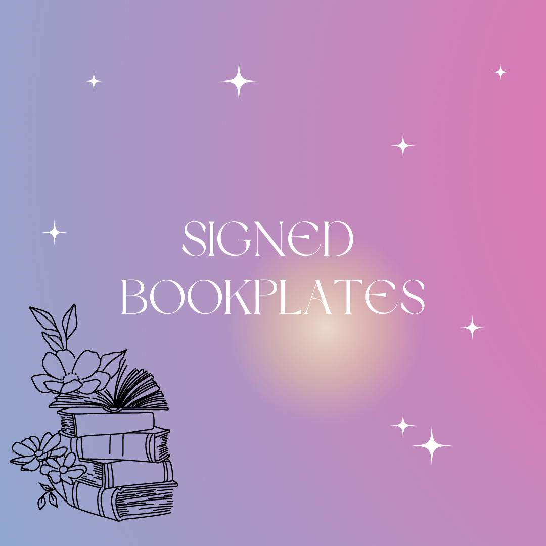 Signed Bookplates Sarah Blue Author